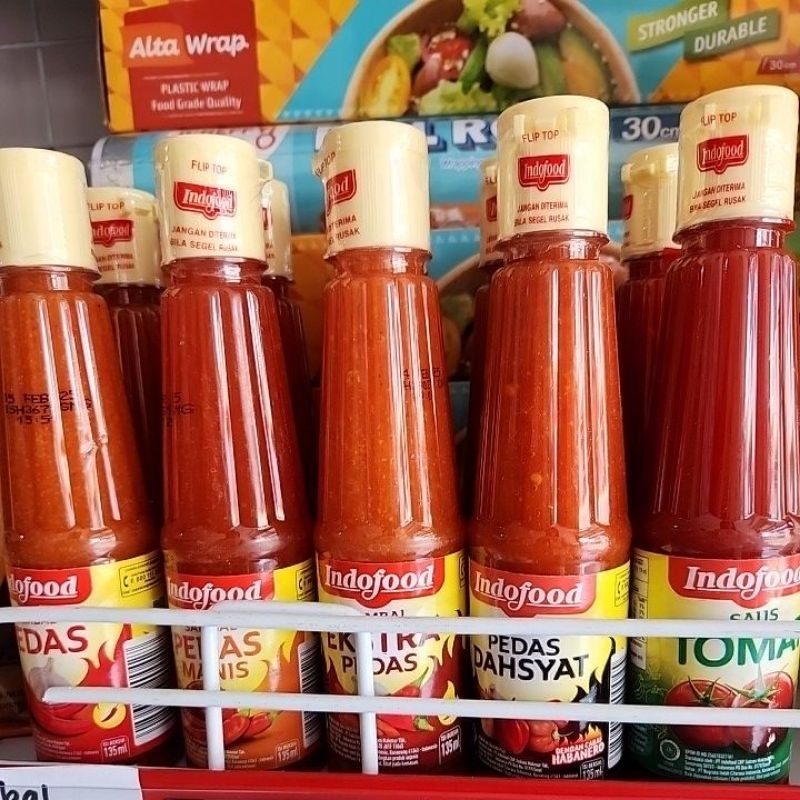 Jual saos tomat dan sambal indofood 135ml | Shopee Indonesia