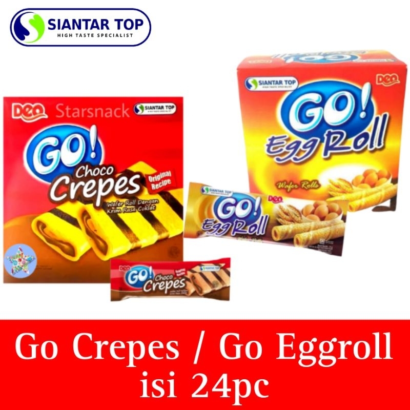 Jual STT Deo Go Eggroll/Go Choco Crepes isi 24 pc/kotak | Shopee Indonesia