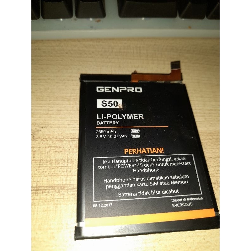 Jual batre genpro s50 ori cabutan masih bagus normal | Shopee Indonesia