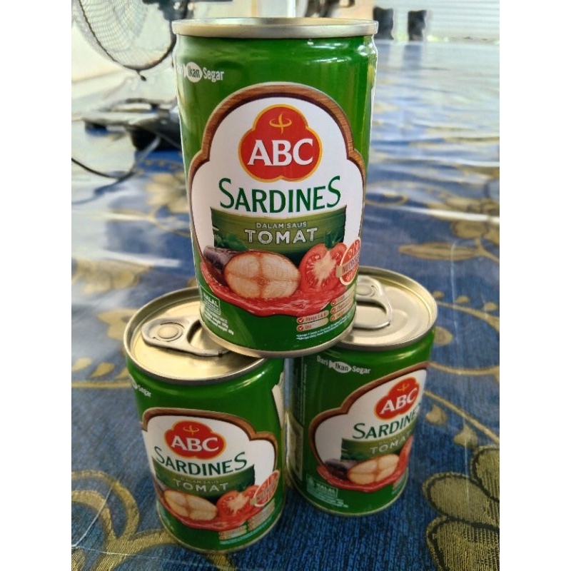 Jual sardines ABC - TOMAT - sarden - ikan kaleng | Shopee Indonesia