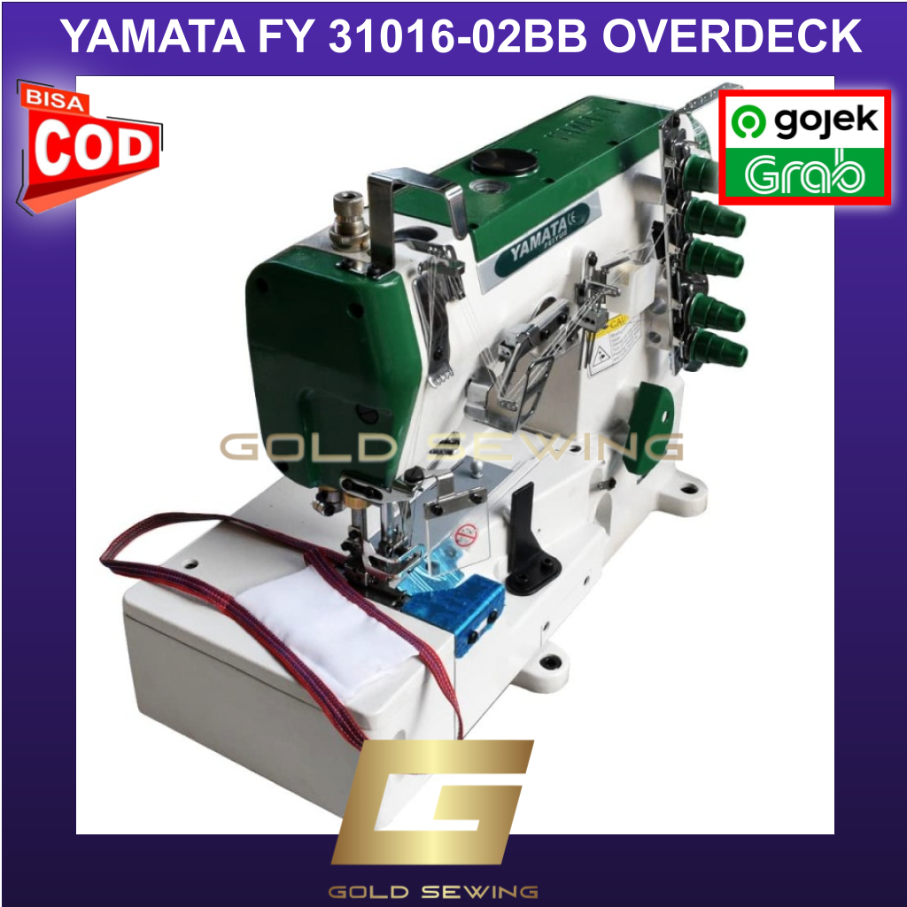 Jual Mesin Jahit Kaos YAMATA FY 31016-02BB Overdeck Overdek Interlock ...