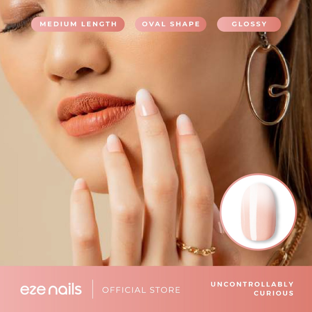 Jual Uncontrollably Curious - Eze Nails Spot On Manicure (Kuku Palsu ...