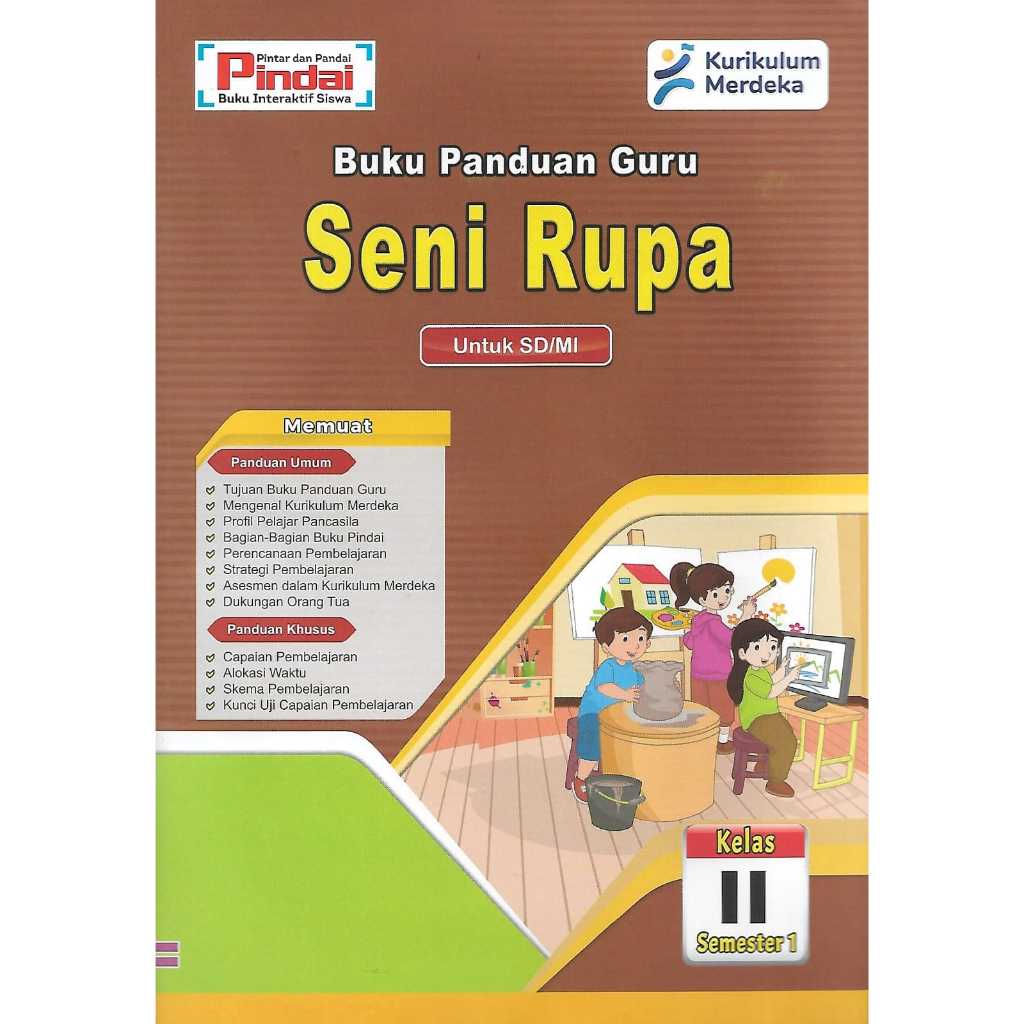 Jual Buku Pindai Panduan Guru Seni Rupa Kelas 2 SD/MI Semester 1 Kurikulum Merdeka | Shopee ...