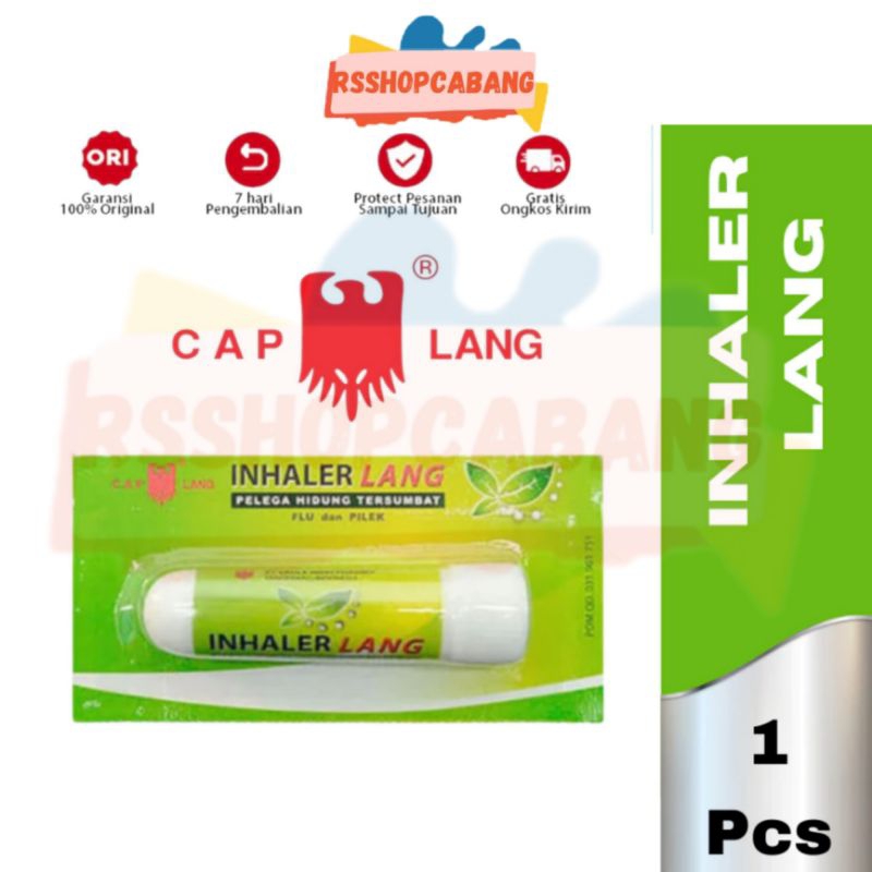 Jual CAPLANG INHALER / IN HALER CAP LANG MENCEGAH HIDUNG TERSUMBAT ...