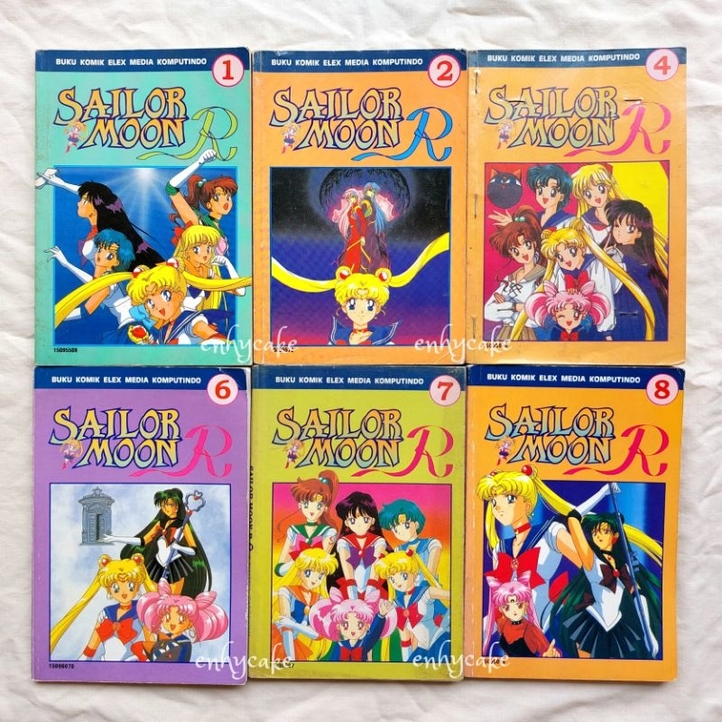 Jual PRELOVED | Sailor Moon R Komik Manga Series Season 2 Vol 1 2 4 6 7 8 Naoko Takeuchi ...