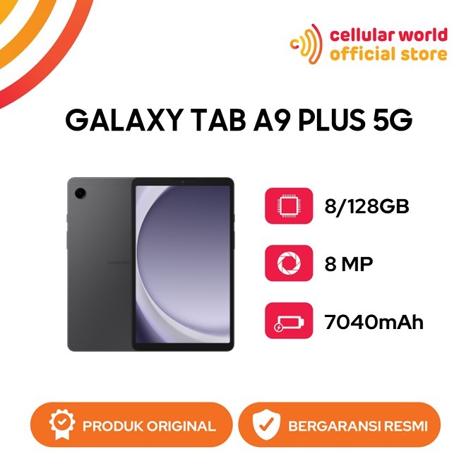 Jual Samsung Galaxy Tab A9 Plus 5G 8/128GB Garansi Resmi | Shopee Indonesia