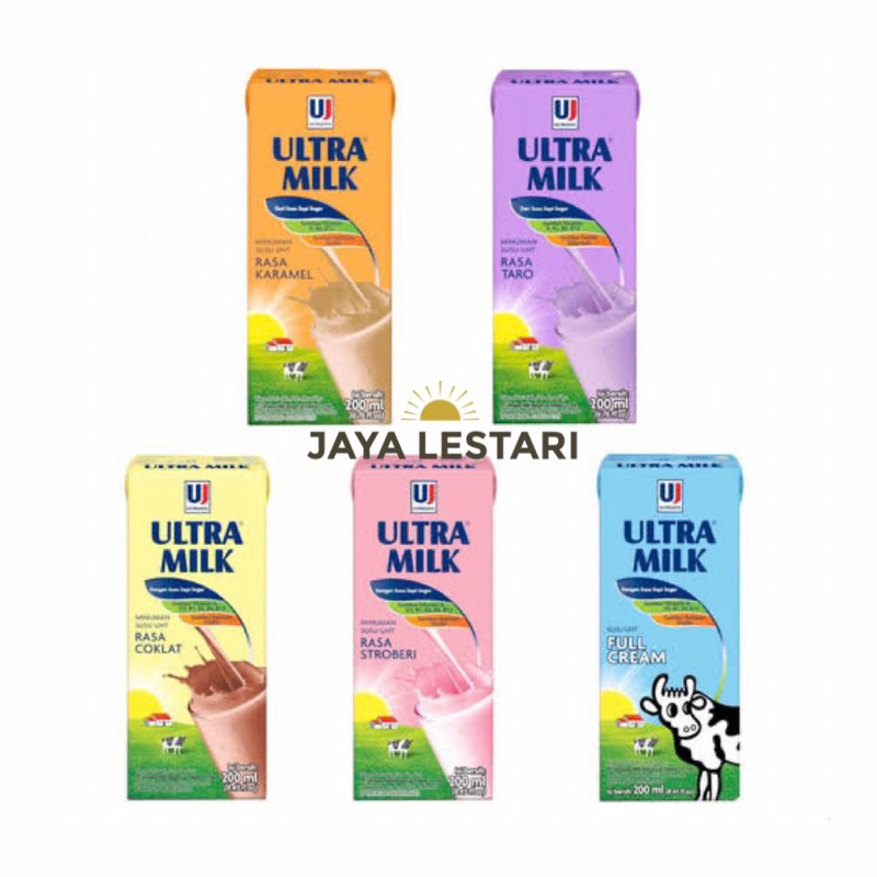 Jual Susu Ultra Milk (4 Varian Rasa) (2 Ukuran) | Shopee Indonesia