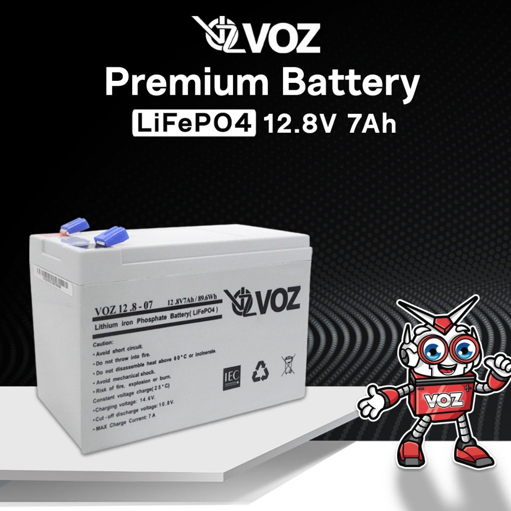 Jual VOZ Battery 12.8V 7Ah LifePO4 | Shopee Indonesia