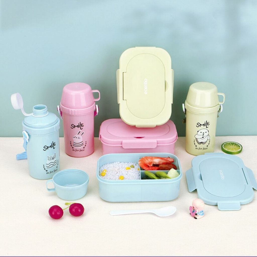 Jual ECENTIO LUNCH BOX+BOTTLE SMILE/TEMPAT MAKAN ANAK/KOTAK MAKAN SET ... Jual ECENTIO LUNCH BOX+BOTTLE SMILE/TEMPAT MAKAN ANAK/KOTAK MAKAN SET ...