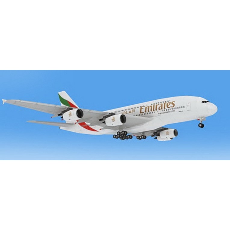Jual DIY Miniatur Papercraft Pesawat Airbus A380 Emirates | Shopee ...