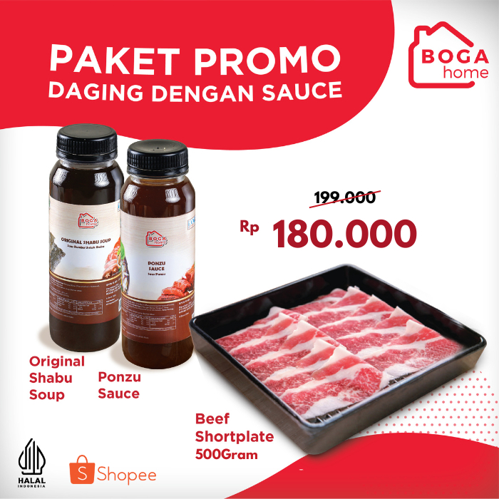 Jual Bundle Package Beef and Soup&Sauce | Paket Shabu Shabu | Paket ...