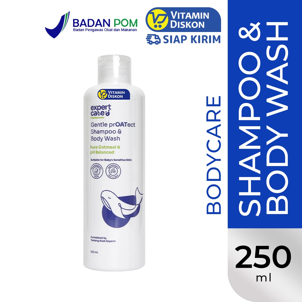 Jual EXPERT CARE GENTLE PROATECT SHAMPOO AND BODY WASH 250ML | Shopee ...
