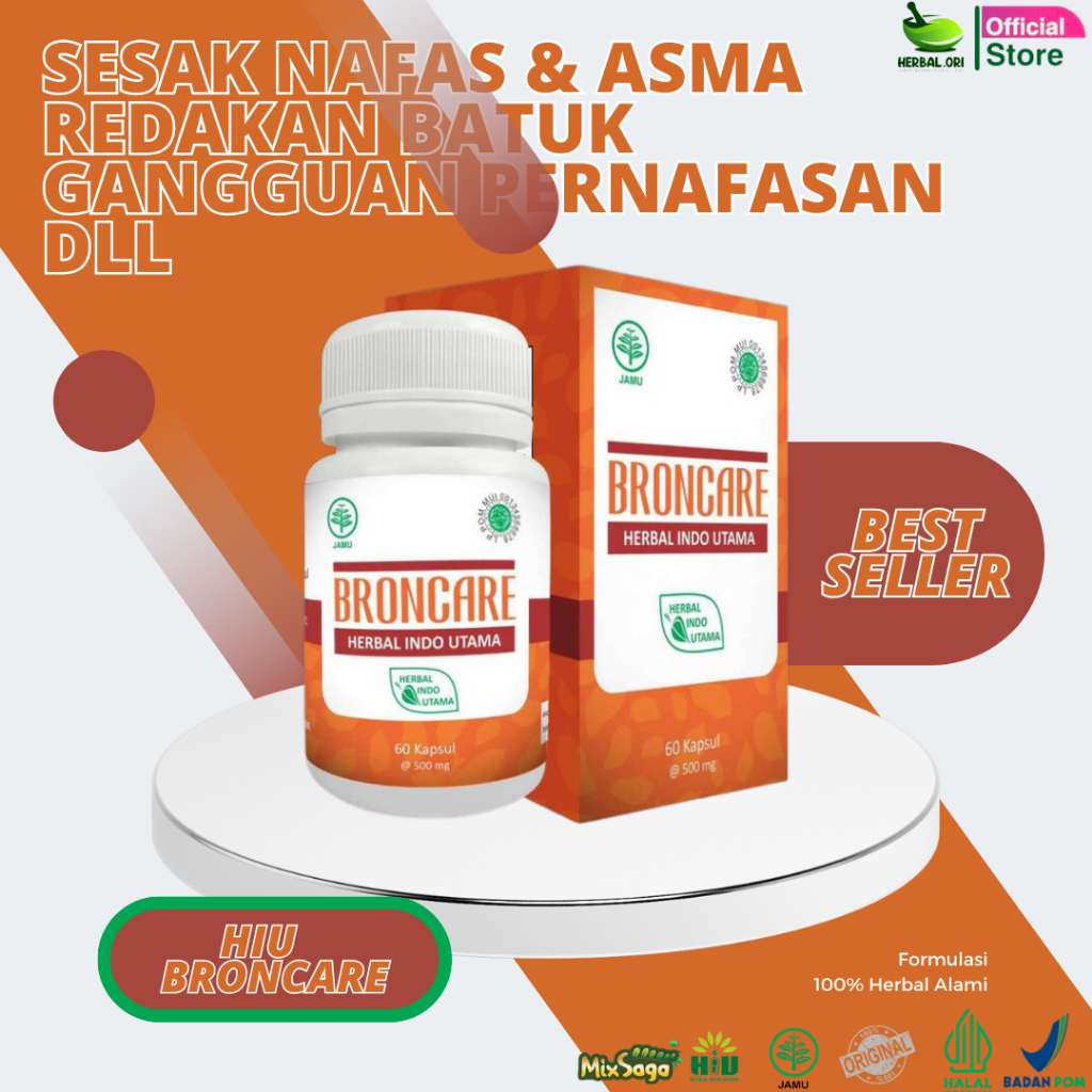 Jual Broncare HIU 60 Kapsul,Obat penderita bronchitis ispa herbal ...