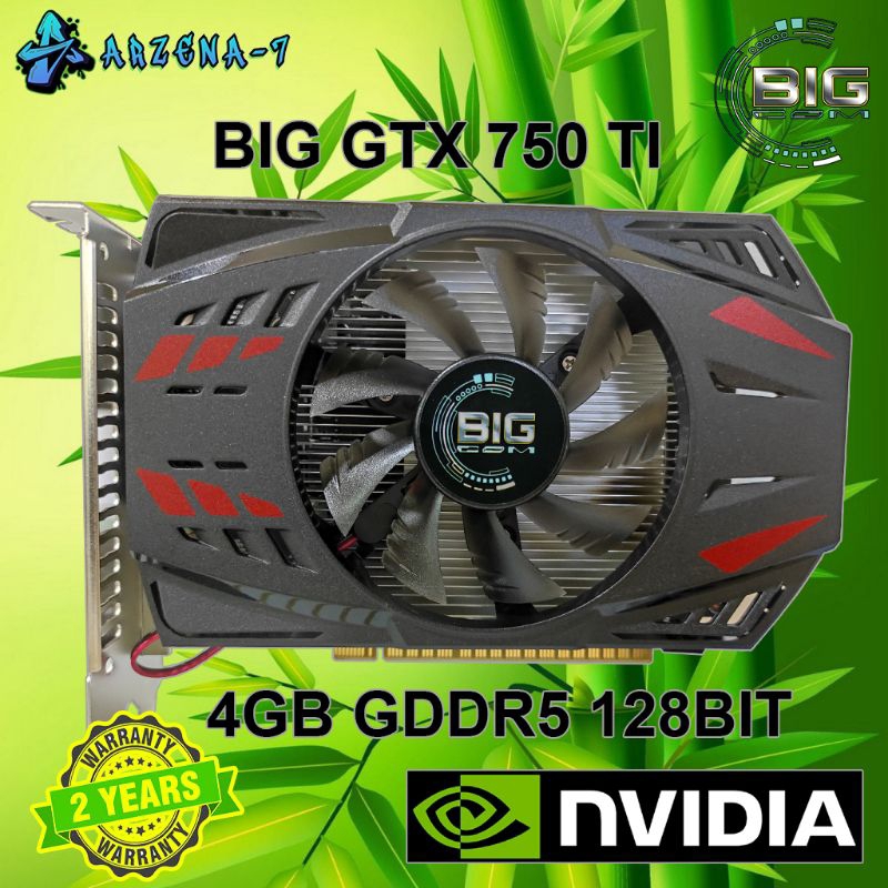 Jual BIGCOM Vga Nvidia Gtx 750Ti 4Gb 128Bit Ddr5 / Ori Bergaransi | Shopee Indonesia
