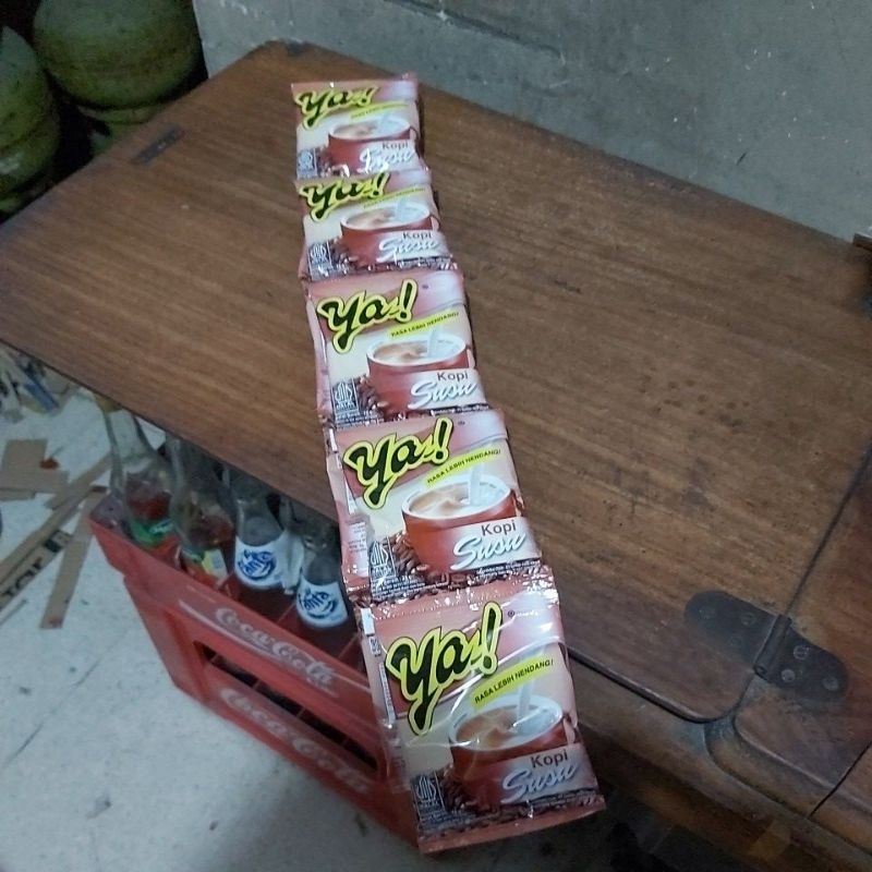 Jual Kopi Susu Ya! 1 renteng isi 10 bungkus, per bungkus 28 gram ...