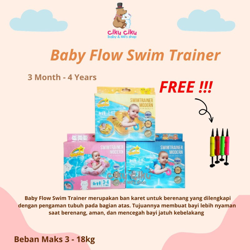 Jual Baby Flow Swimtrainer Modern / Pelampung Bayi | Shopee Indonesia