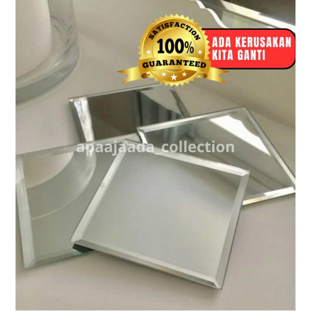 Jual KACA CERMIN BEVEL 20cm x 20cm, 15cm x 15cm Tebal 5mm | Shopee ...