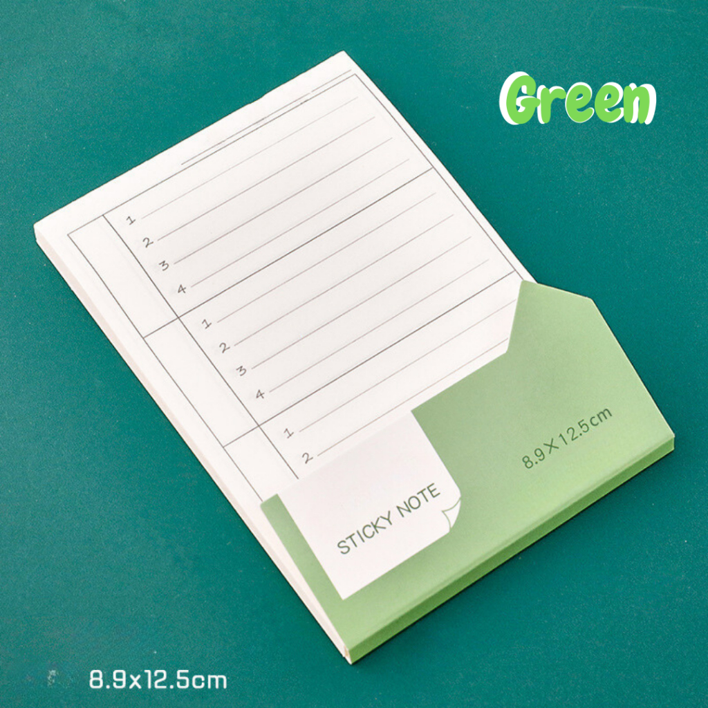 Jual TOPER Sticky Notes Isi 50 Lembar Lucu Memo Daily Use Cute Model ...