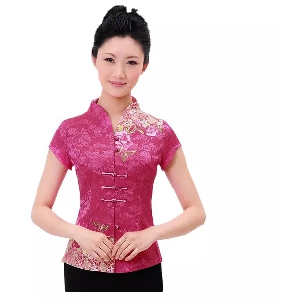 Jual atasan cheongsam wanita qipao imlek | Shopee Indonesia