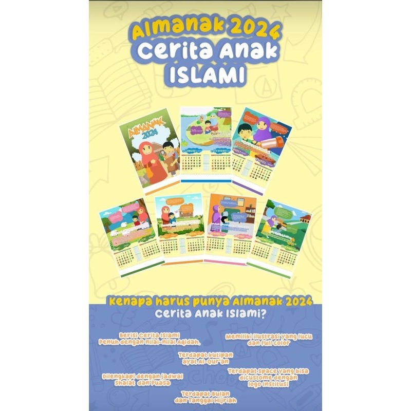 Jual ALMANAK 2024 / KALENDER EDUKASI 2024 | Shopee Indonesia
