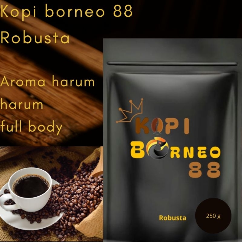 Jual kopi bubuk super khas kalimantan barat robusta premium 250 gram ...