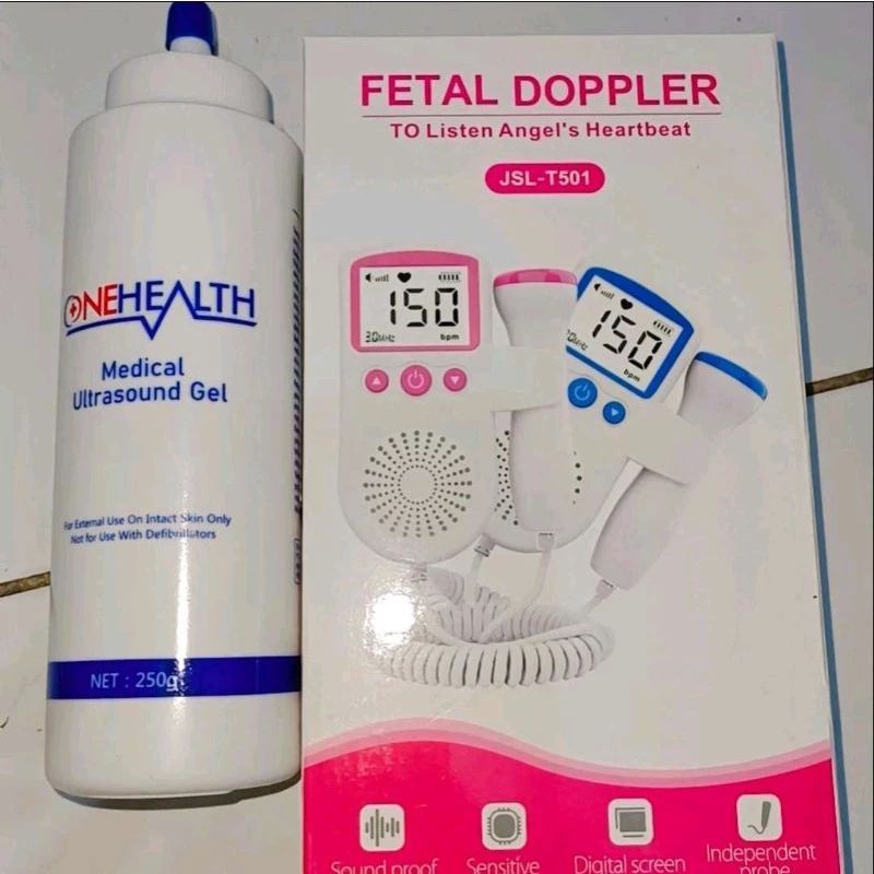 Jual FETAL DOPPLER + Gel Alat Pendeteksi Denyut Jantung Janin Bayi Baby ...