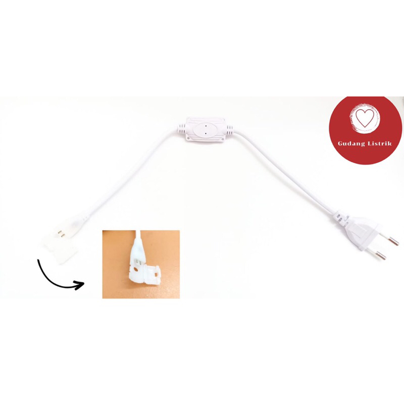Jual Soket Lampu LED Strip model japit / socket 5050 Jepit / socket ...