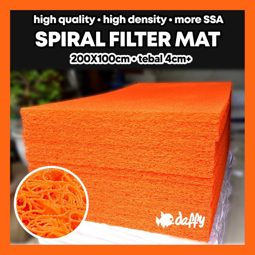 Jual Kuria Spiral Filter Mat 200x100 cm Japmat Spiral media filter ...