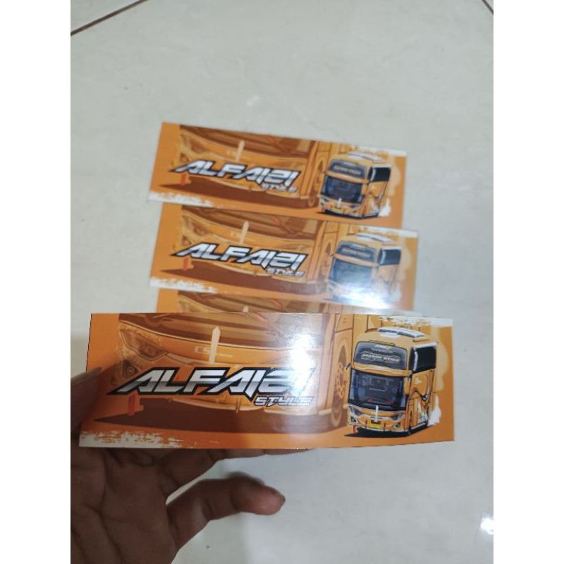 Jual stiker bus CS trans isi 30 pcs | Shopee Indonesia