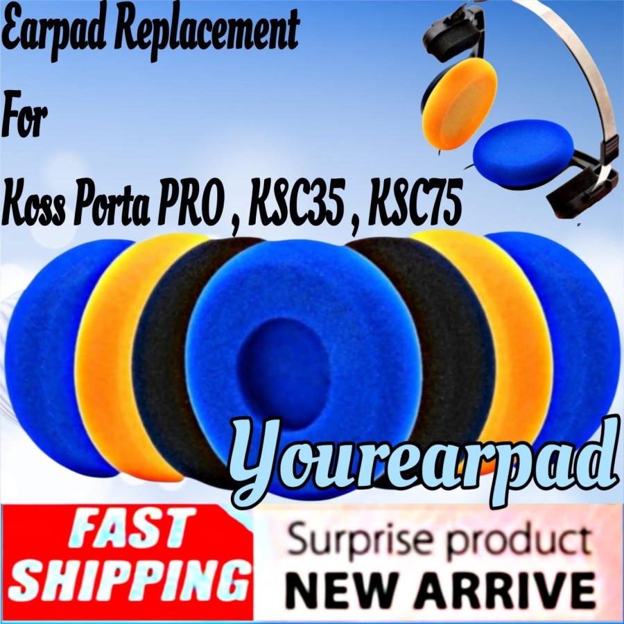 Jual Bantalan Earpads/Earpad Foam Koss Porta / PRO / KSC35 KSC75 KSC 35 ...