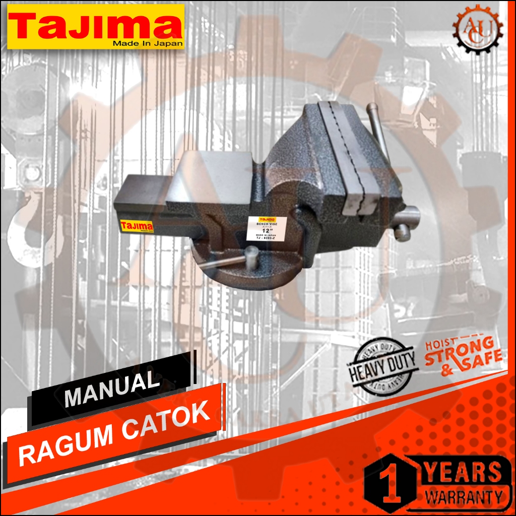 Jual RAGUM CATOK 10 inch / BENCH VISE 10" Tajima ( FULL Besi Baja ...