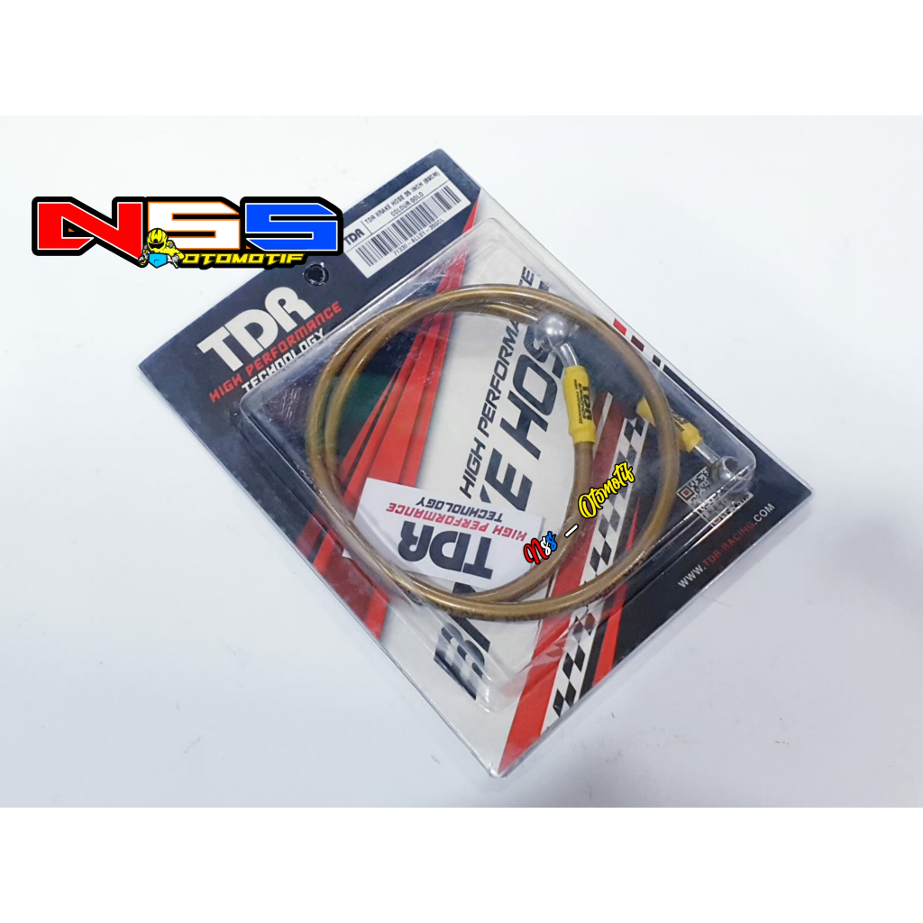 Jual Selang Rem TDR Ukuran 61cm 89cm 130cm Hitam Carbon Kabel/Selang ...