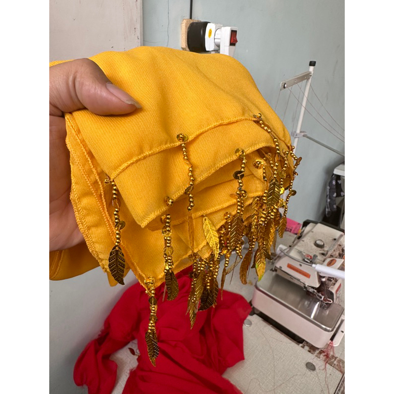 Jual selendang tari ronce anak kecil ( TK ) sampor tari anak 150x25cm ...