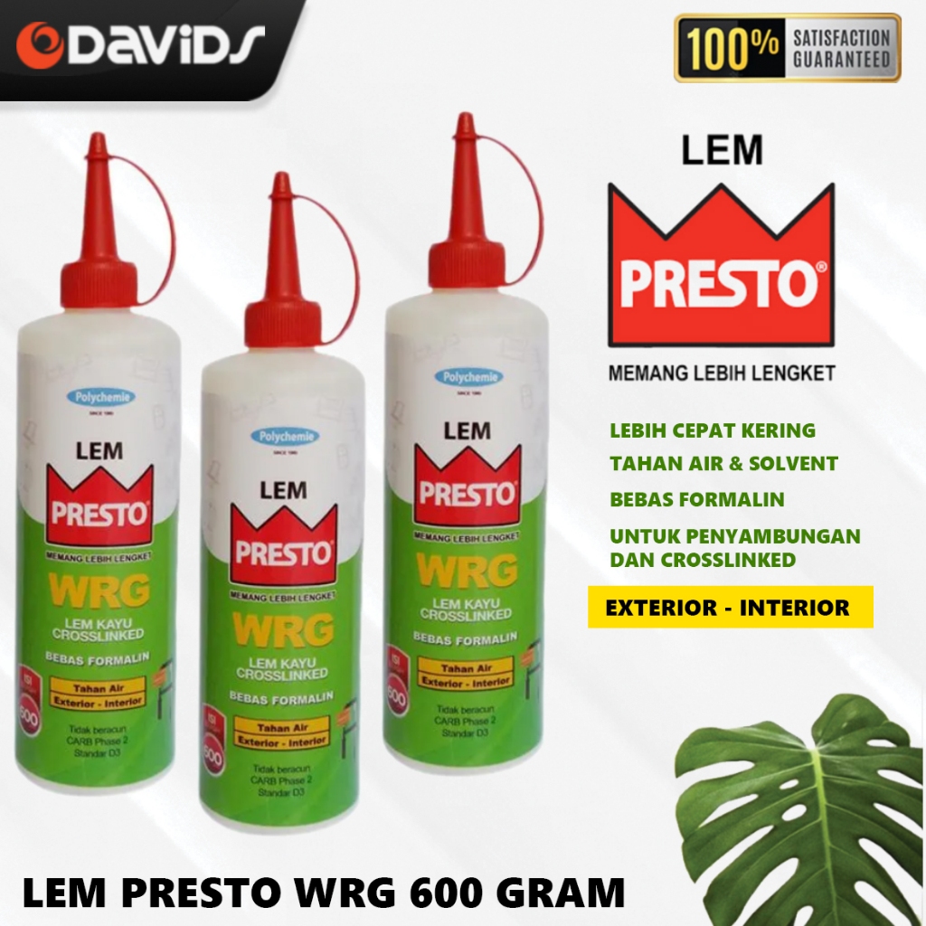Jual Presto Lem Kayu Super Kuat Hpl Putih Gitar Dn Wrg | Shopee Indonesia