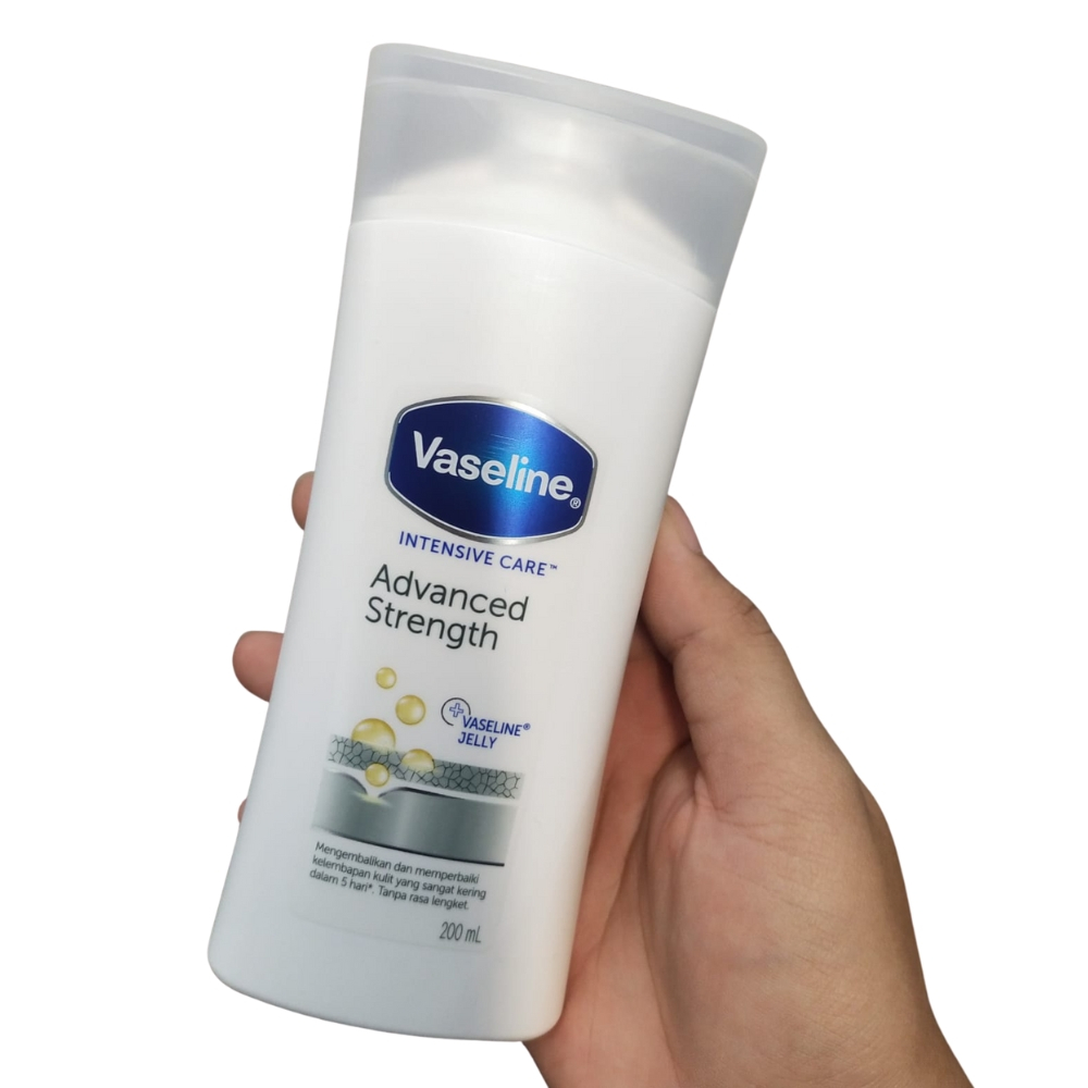 Jual Vaseline Advance Strength lotion 200ml INTENCIVE CARE | Shopee ...