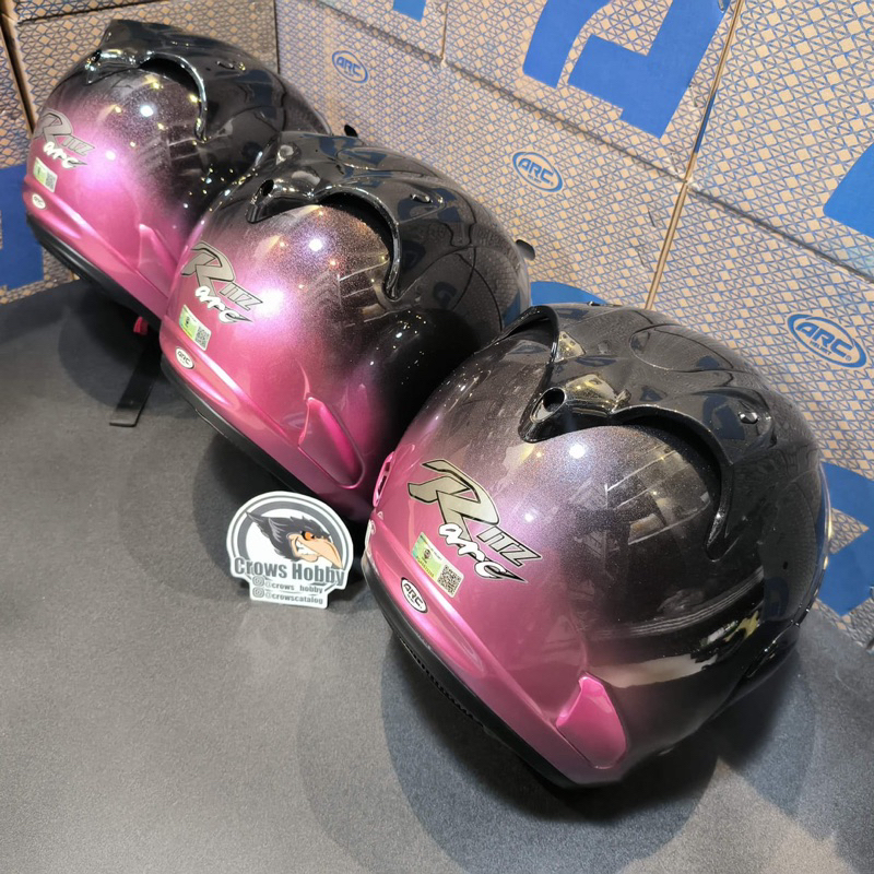 Jual HELM ARC RITZ Original Malaysia Two Tone Neon Pink | Shopee Indonesia