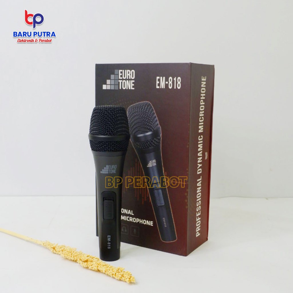 Jual Mic EURO TONE EM-818 Microphone / Mikrofon Kabel EM 818 | Shopee ...