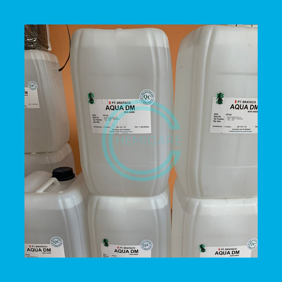 Jual Aqua DM/Aqua Demin/Aqua Demineralisasi/Aquadest/Brataco/20L | Shopee Indonesia