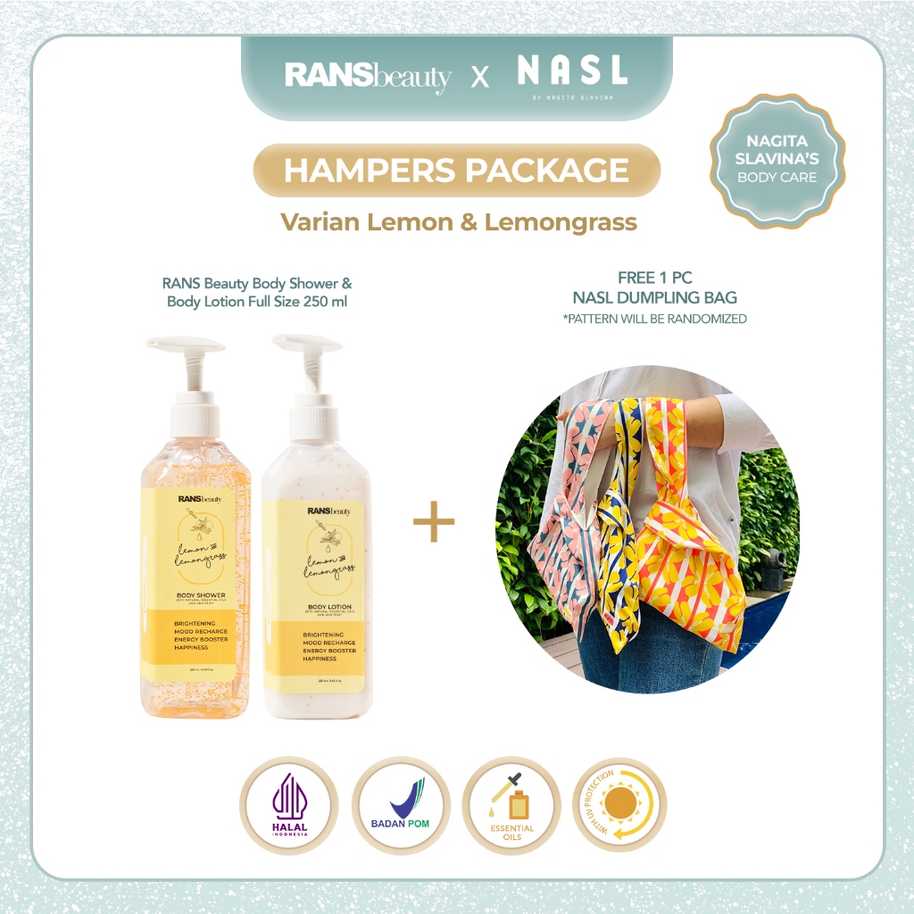 Jual RANS Beauty x NASL - Hampers Package Lemon & Lemongrass (250ml ...