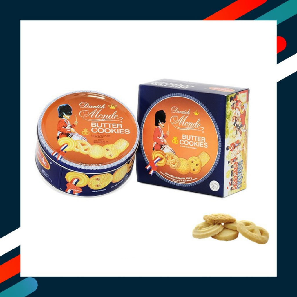 Jual Monde Butter Cookies 454gr Kukis Mentega Camilan Biskuit Kemasan ...