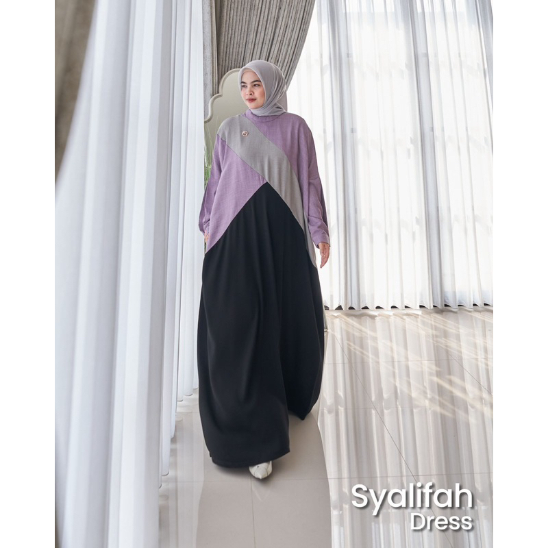 Jual SYALIFAH Dress by MAREVI Original Branded Premium Quality Mewah \ Butik Aceh Setia Budi ...