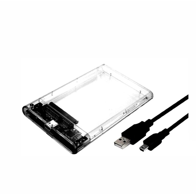 Jual Casing HDD Hardisk 2.5 Inch Sata External Case Transparan USB 2.0 | Shopee Indonesia