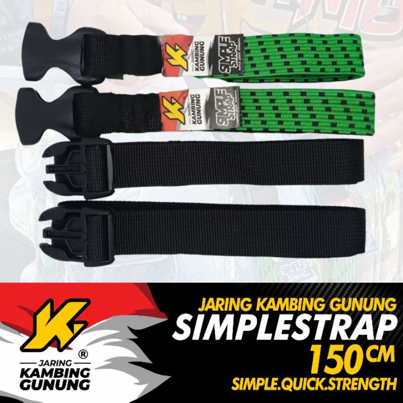 Jual Jaring Kambing Gunung Simple Strap Tali Pengikat Barang Box Tas ...