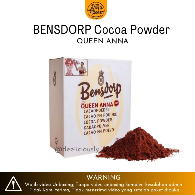 Jual [Repack 100gr & 200gr] Bensdorp Queen Anna Coklat bubuk / Cocoa ...