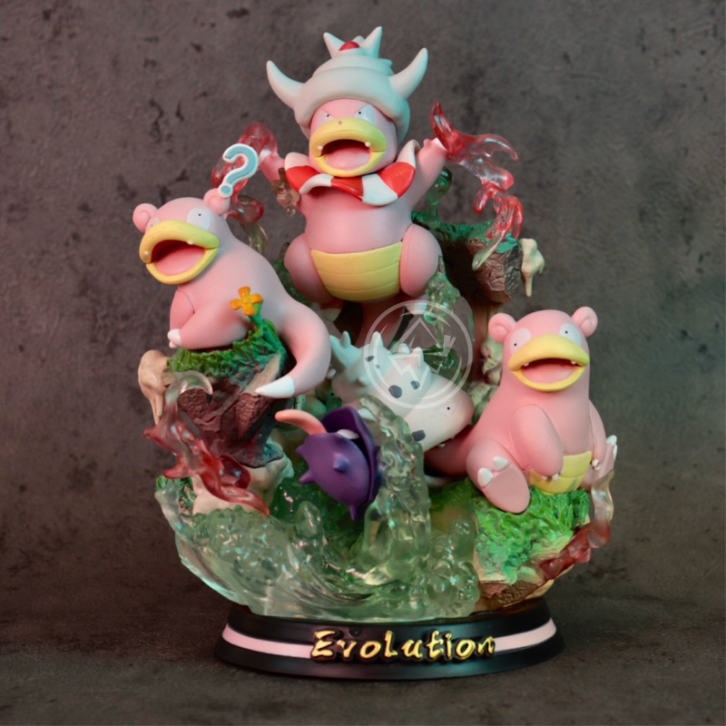 Jual Slowpoke full evolution by MFC Studio pokemon action figure with LED | Shopee Indonesia