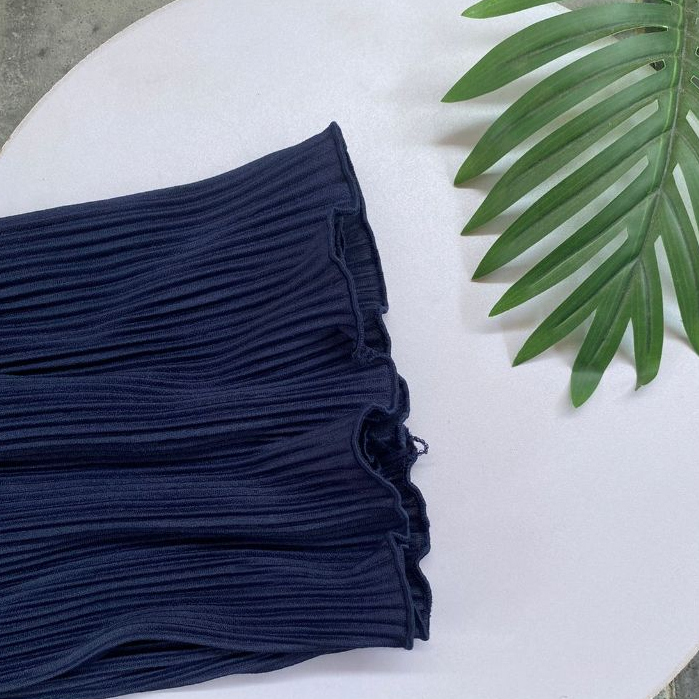 Jual Wavy Pleats Skirt / Rok Plisket Premium /Rok plisket nacy Lidi Kecil | Shopee Indonesia