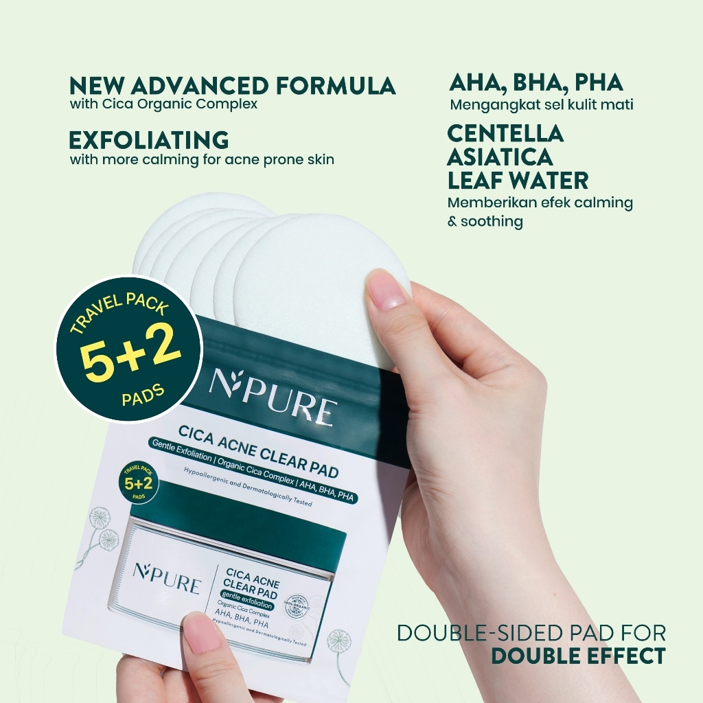 Jual NPURE Acne Clear Pad Cica Sachet / Licorice Light Up Brightening ...