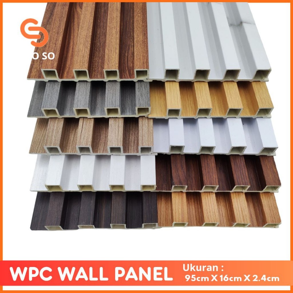 Jual WPC wall Panel 95 cm Dekorasi Dinding Kayu | Wallpanel Woodpanel ...