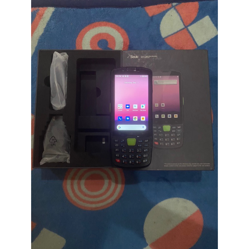 Jual seuic q9 autoid q9 scanner android fullset kaya baru | Shopee ...