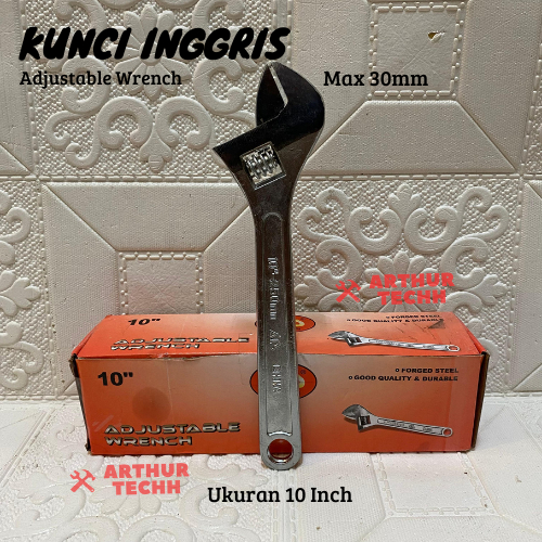 Jual ATS Kunci Inggris Ukuran 10" Inch Adjustable Wrench ORIGINAL ...